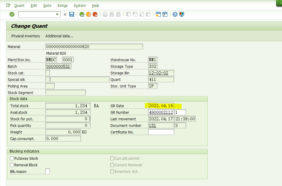 SAP WM初阶之事务代码LS22 - Change Quant_sap wm post change-CSDN博客