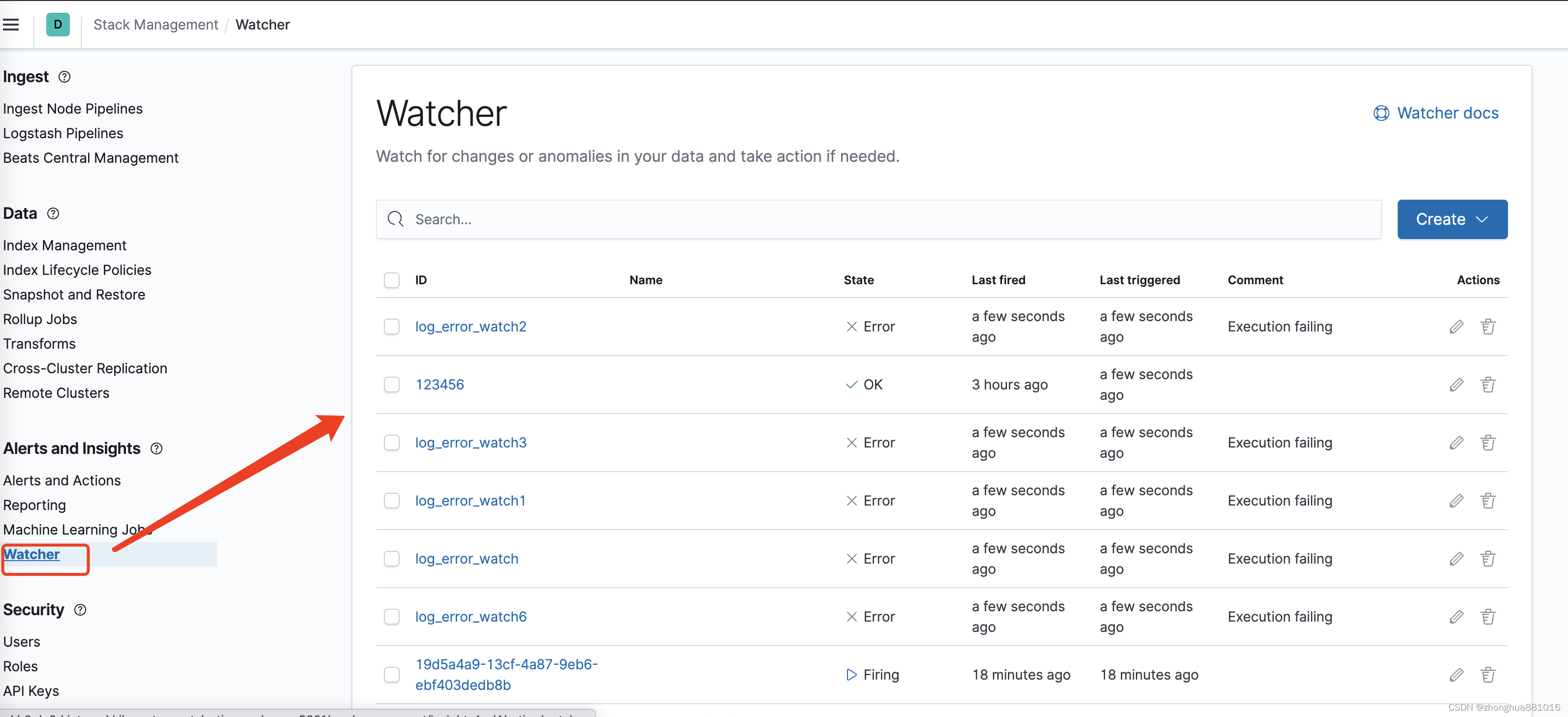 基于Elastic Service中Watcher在日志EFK系统中告警应用_eswatcher-CSDN博客