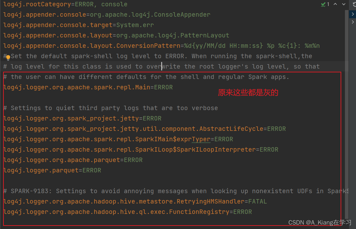 【Spark问题记录】抑制spark在控制台输出的日志，使用log4j.properties不生效_spark怎么不输出这么多日志-CSDN博客
