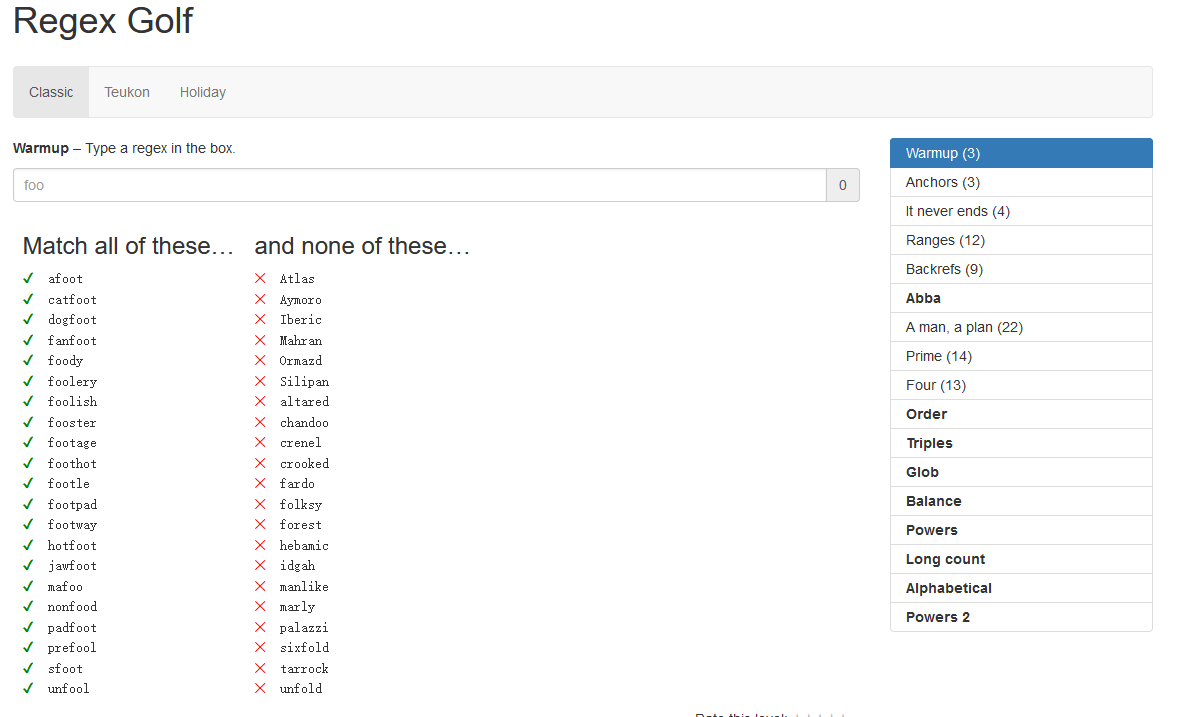 正则表达式练习之Regex Golf-CSDN博客