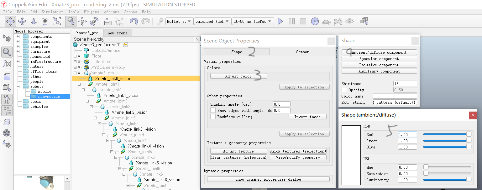 V-rep中导入机械臂模型并验证_打开v-rep 脚本-CSDN博客