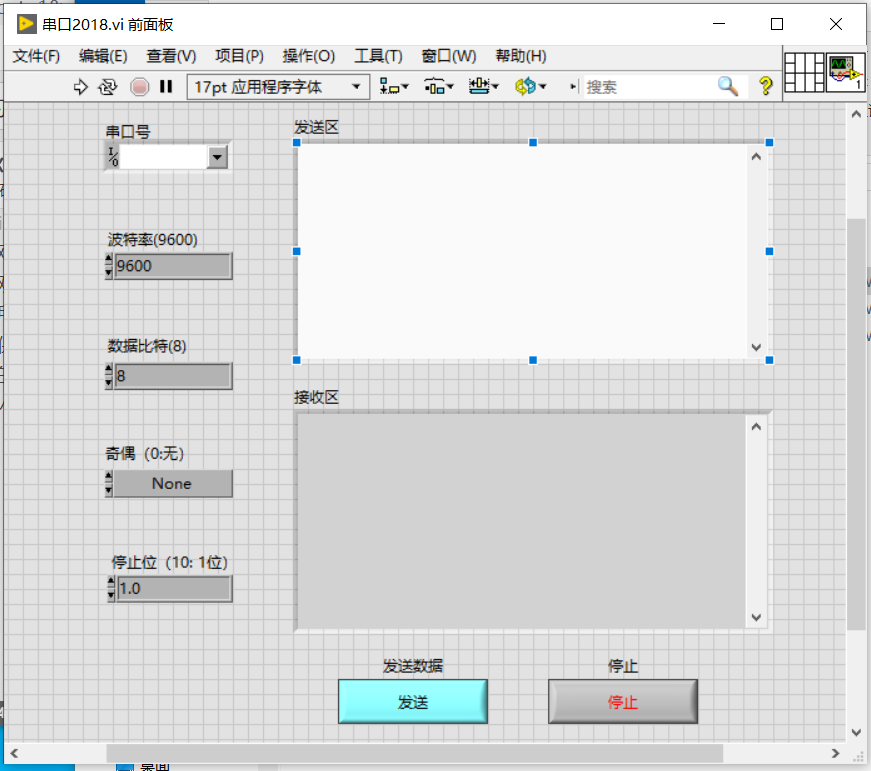 基于STM32单片机和Labview的温湿度波形实时显示串口助手（一）----手把手教学_波labview形图如何提取字符串数据温湿度-CSDN博客