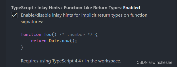 【vscode开发技巧】——将typescript类型显示在编辑器中_vscode显示参数类型-CSDN博客