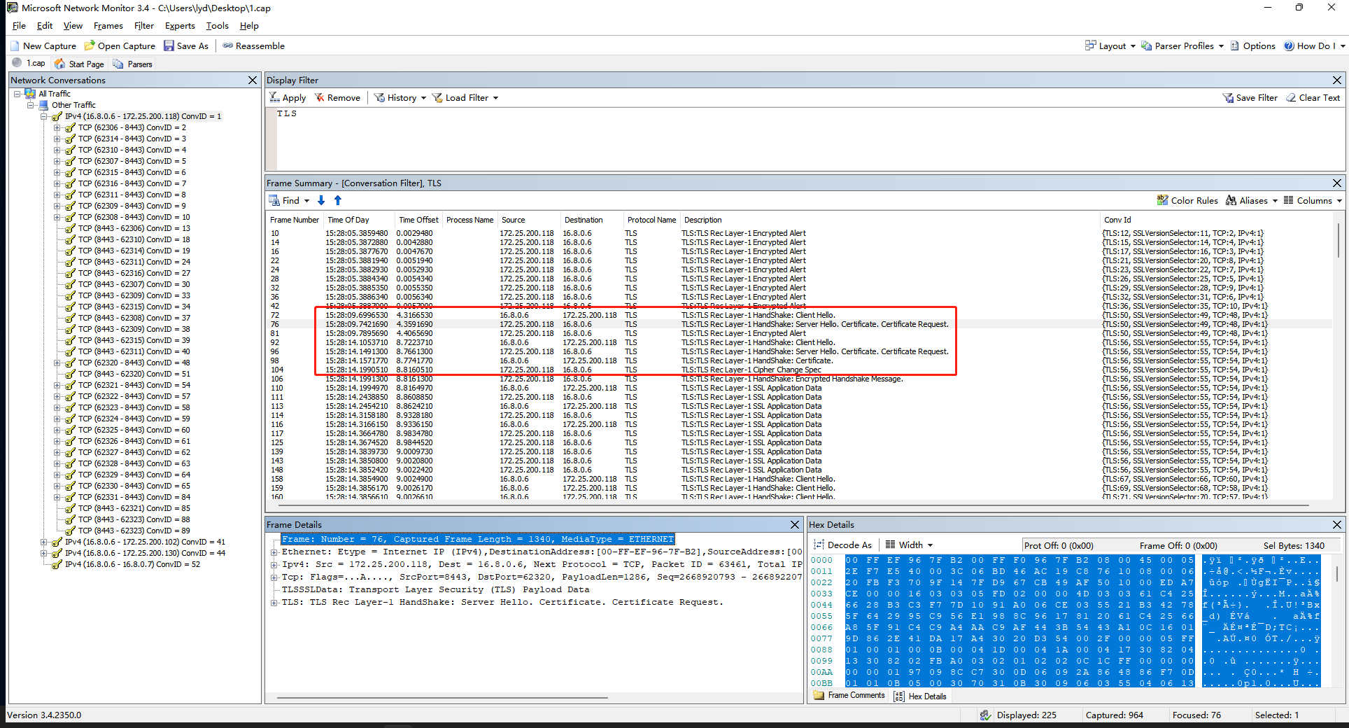 使用Microsoft Network Monitor分析Wireshark无法解析的SSL流量包-CSDN博客