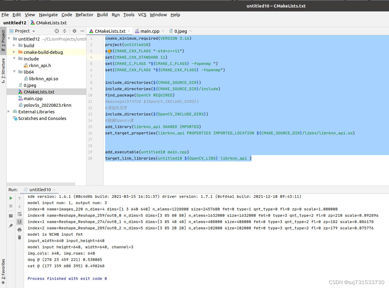 36、RK3399Pro 环境搭建和Yolov5 c++调用opencv进行RKNN模型部署和使用_rk3399 安装rknn_sxj731533730的博客-CSDN博客