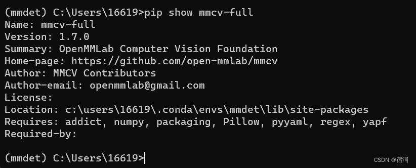 mmdetection安装与测试（Windows环境）_mim' 不是内部或外部命令,也不是可运行的程序 或批处理文件。-CSDN博客