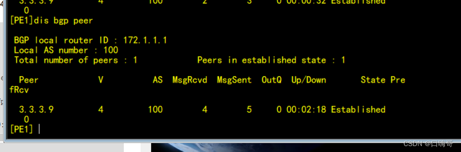 Mpls通过bgp实现互通mpls Bgp Csdn博客
