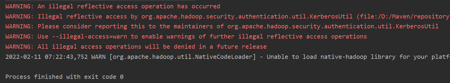 Idea控制台报警告WARNING: An illegal reflective access operation has occurred.但是不影响程序运行结果_idea启动 an ...