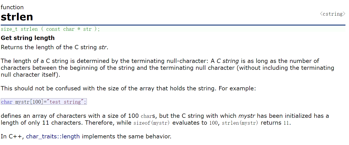 strlen的实现_编程实现strlen函数的功能-CSDN博客