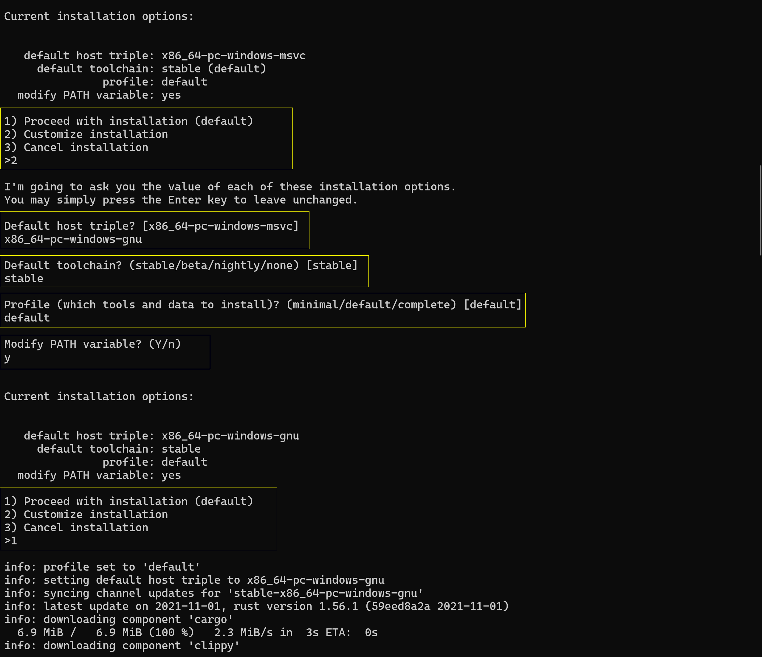 mingw64+Rust+Windows11安装_rust mingw-CSDN博客