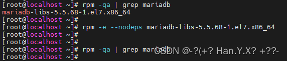 Linux离线安装Mysql-5.7_错误:依赖检测失败: mariadb-common(x86-64) = 3:10.3.9-12.p0-CSDN博客