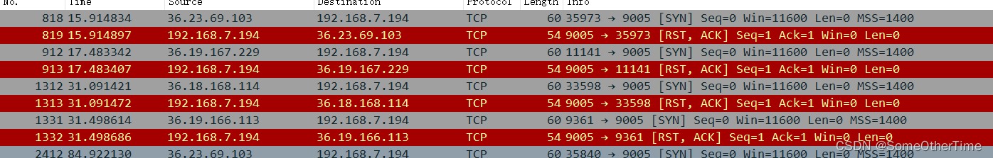 Wireshark抓包分析抓包psh Csdn博客 
