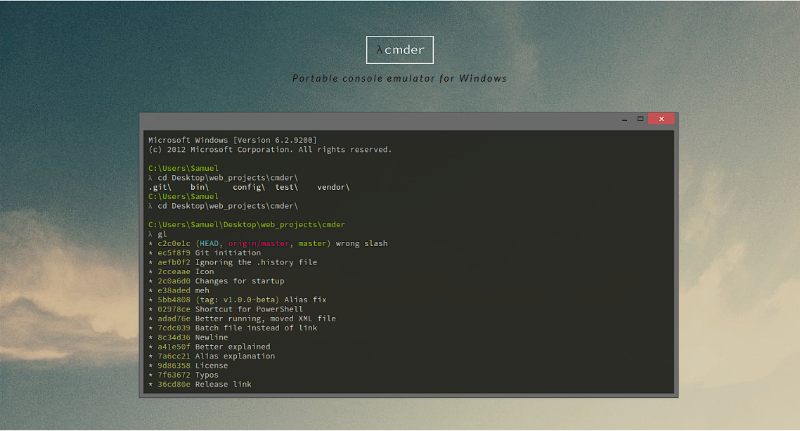 Cmder下载安装和使用ssh远程连接linux-CSDN博客
