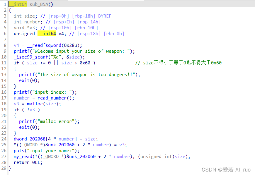 de1ctf_2019_weapon【buuctf刷题】【stdout泄露libc、fastbin attack】_ctf libc2.23 fast bin-CSDN博客