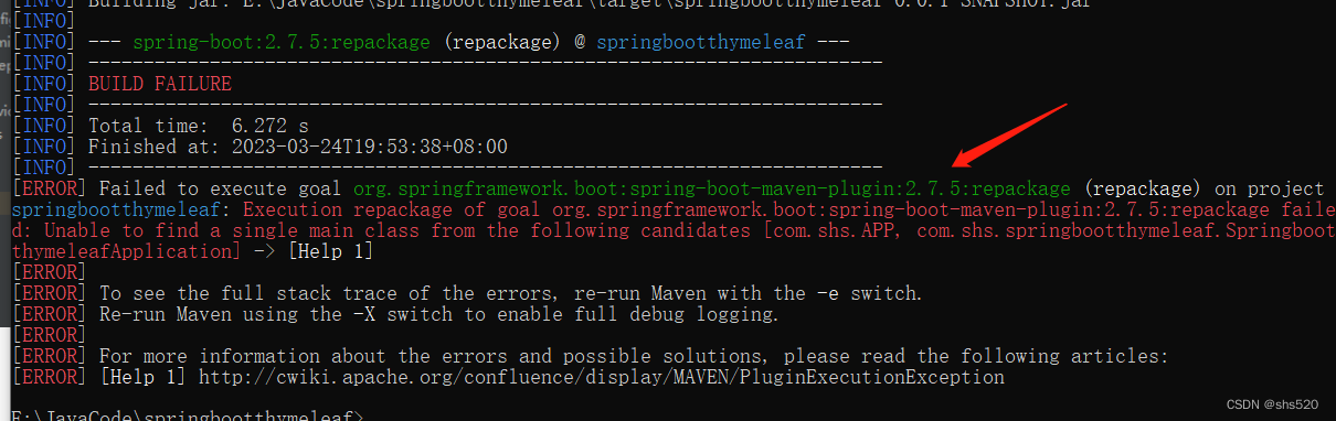 Java打包发布,`failed To Execute Goal Org Springframework Boot Spring Boot Maven Plugin 2 7,java中没有主