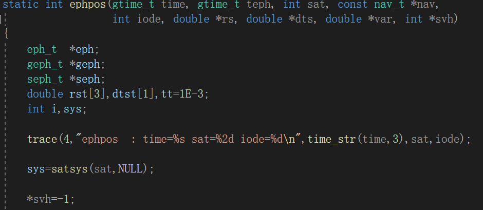 rtklib--伪距单点定位（single-point positioning）学习（1）Satposs_rtklib显示接收机钟差-CSDN博客