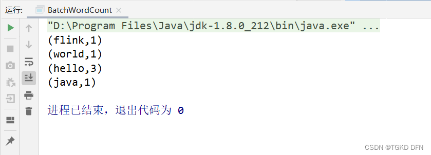 Flink批处理WordCount代码实现_flink wordcount代码-CSDN博客