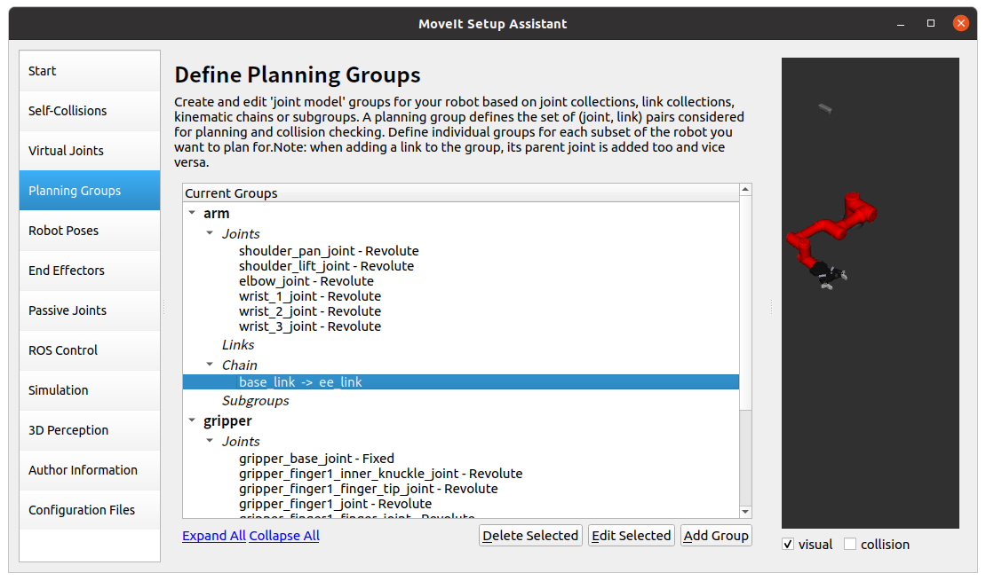 ROS学习记录1--UR3修改 ee_link 固定位置_设置两个dummy和ur3link的坐标一样-CSDN博客