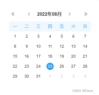 vue+element自定义日历公共组件_el-calendar自定义表头-CSDN博客