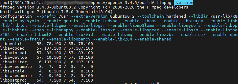 ubuntu安装opencv c++ with ffmpeg(支持视频编解码)_ubuntu 使用opencv解码-CSDN博客