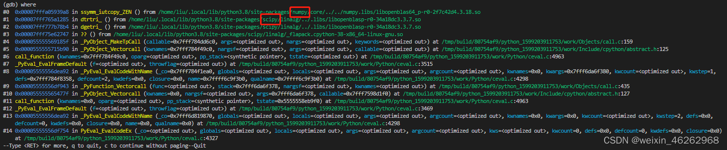 在Ubantu上运行python文件时发生“段错误（核心已转移）”_段错误,核心已转储 python-CSDN博客