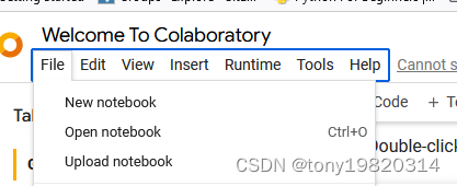 初识Google Colab Jupyter Notebook_colab notebook-CSDN博客