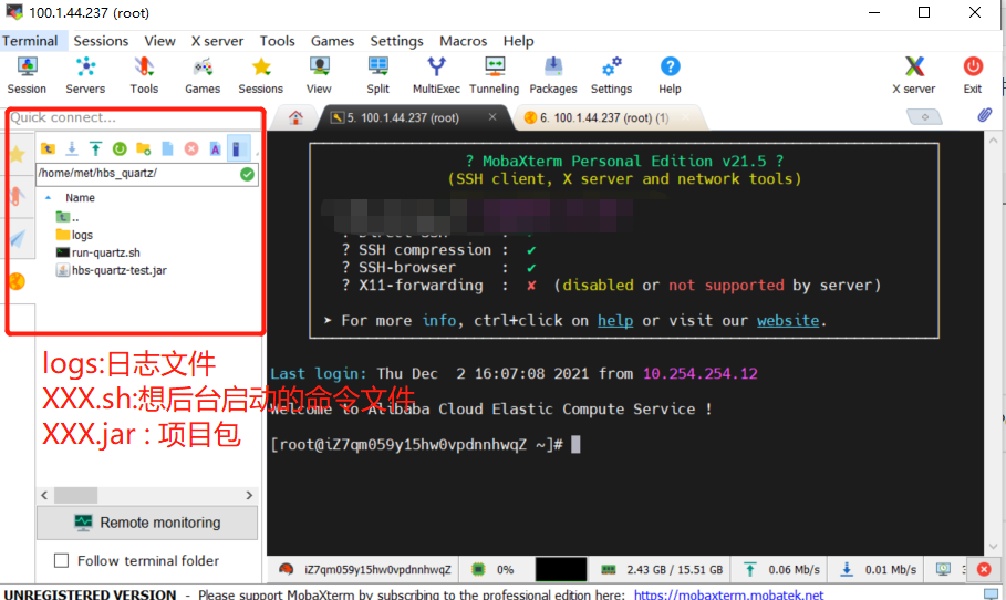 Linux项目部署一【MobaXterm工具+部署项目】_mobaxterm部署项目-CSDN博客