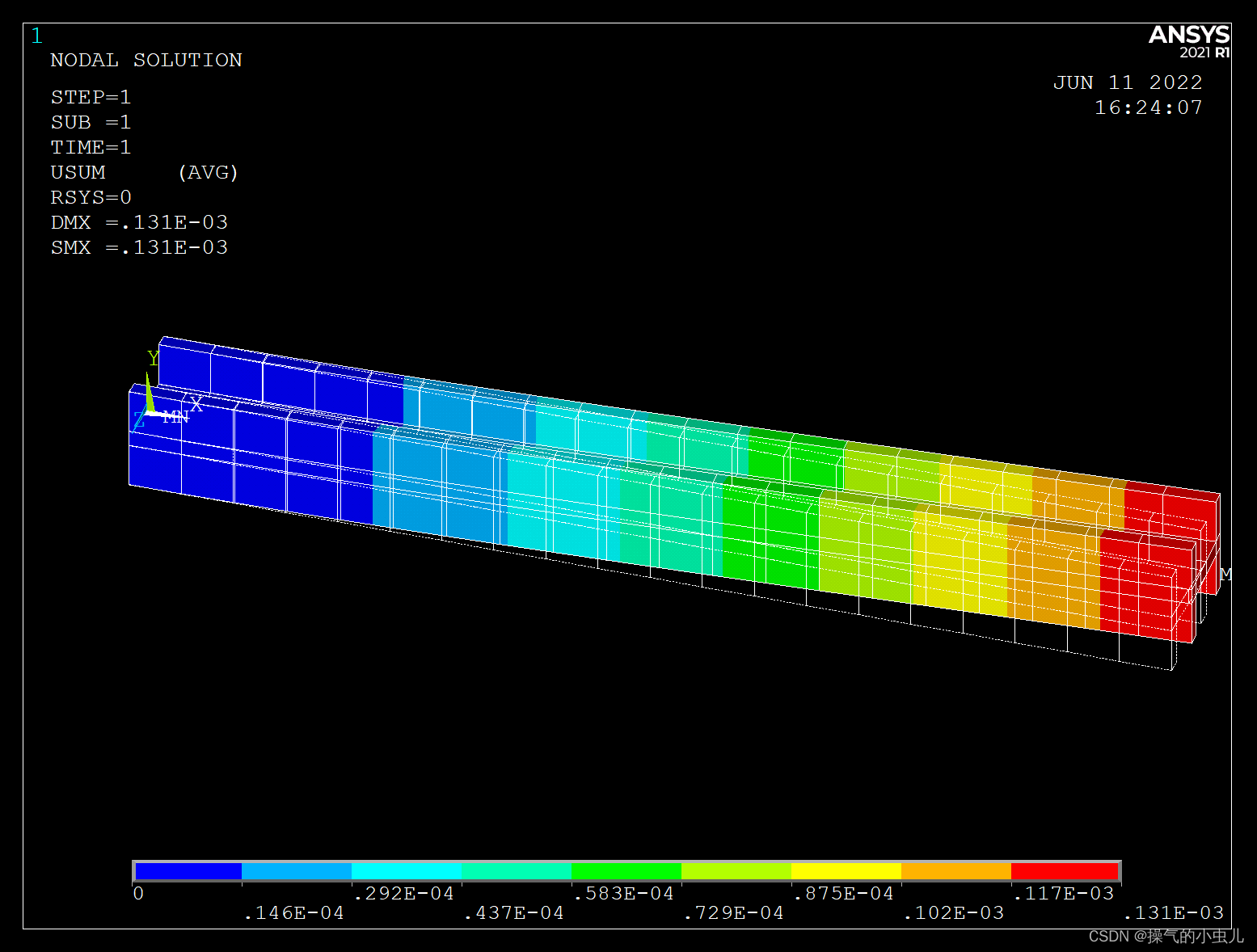ANSYS中BEAM188单元的使用_ansys beam-CSDN博客