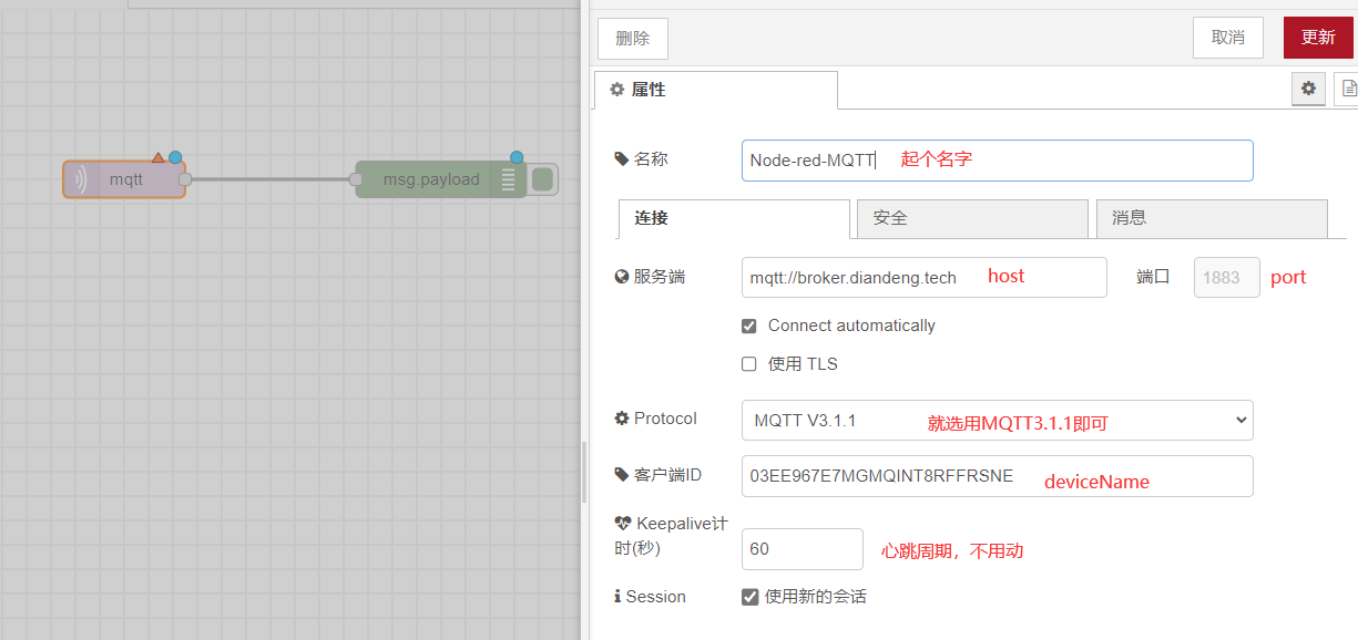 手机端（APP点灯blinker）-PC端（Node-red）-设备端（ESP32）-客户端（MQTTX客户端）四者之间的通信——通过MQTT通信（下）_点灯 mqtt-CSDN博客