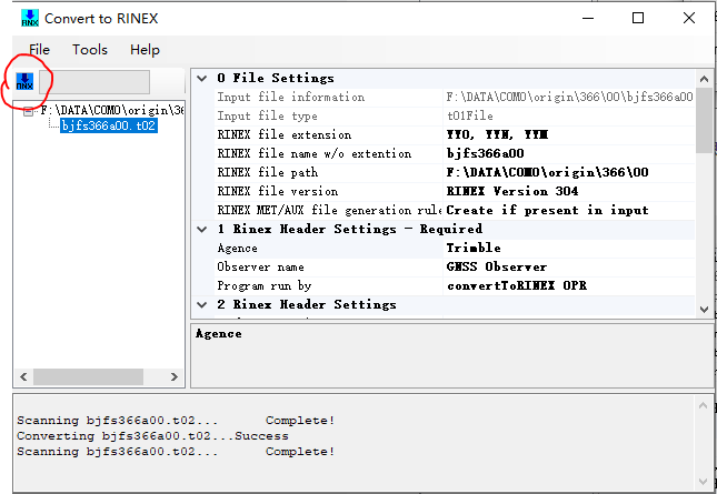 Trimble接收机T02格式转RINEX_t02转rinex-CSDN博客