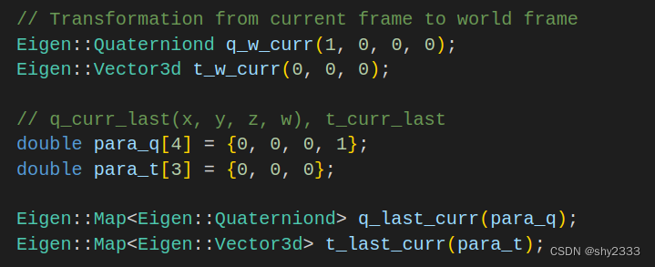 Eigen中四元数的赋值法则（结合Ceres中对四元数的更新方法）_eigen 四元数-CSDN博客