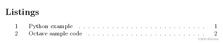 LaTeX Code Listing 代码-CSDN博客