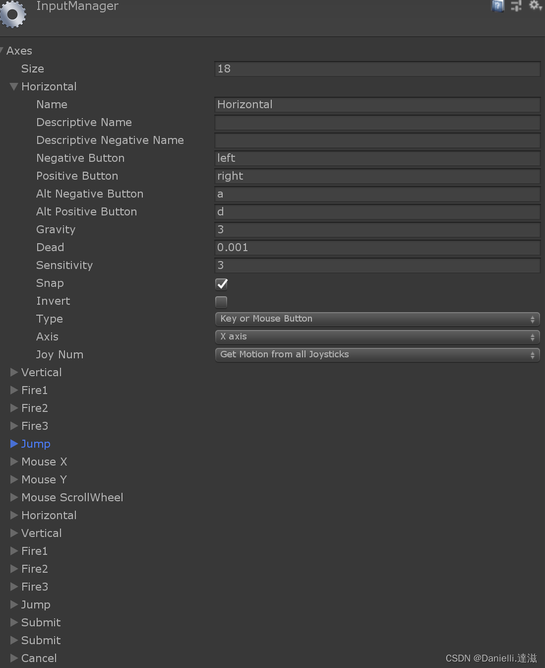 Inputmanager Input Getaxis Horizontal是线性增长吗 Csdn博客
