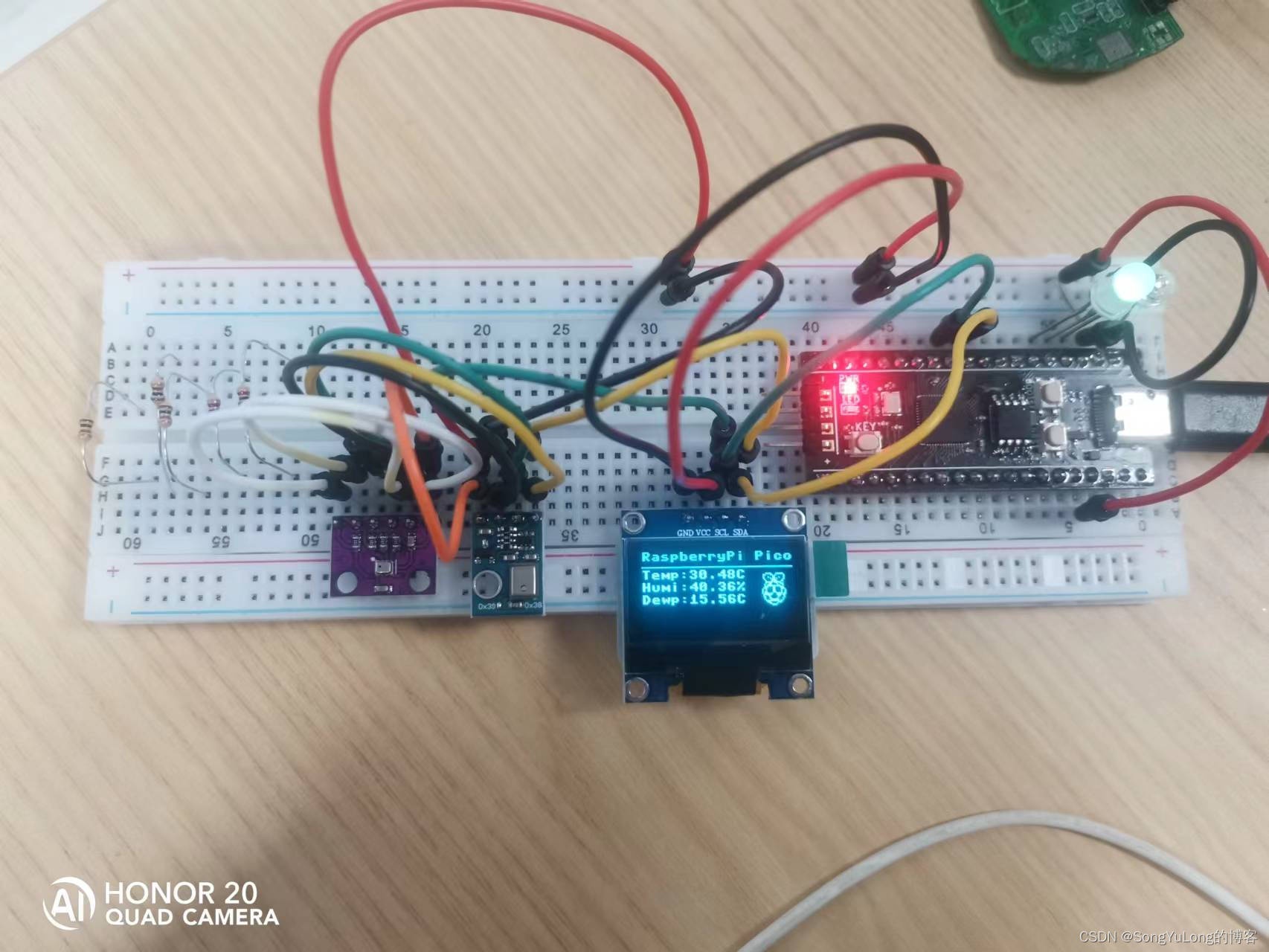 树莓派-Raspberry Pi Pico AHT10温湿度传感器_raspberry pi pico温度传感器-CSDN博客