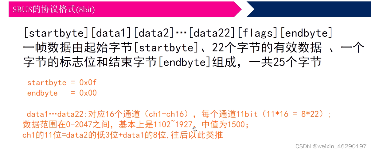 Sbus协议数据演示rc Sbus Csdn博客