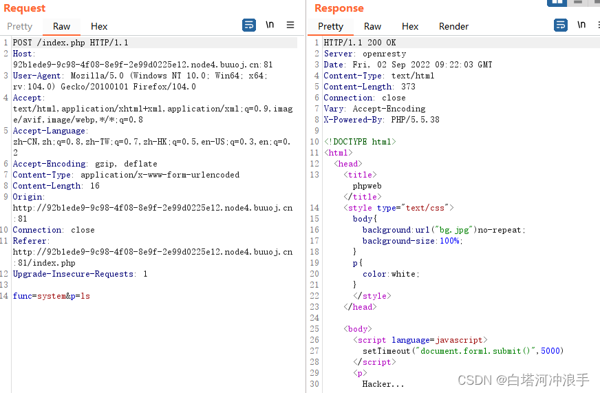 [网鼎杯 2020 朱雀组]phpweb_input type=hidden id=func name=func value='date-CSDN博客