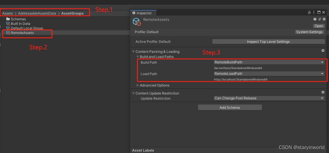 Unity Addressable 快速使用-CSDN博客