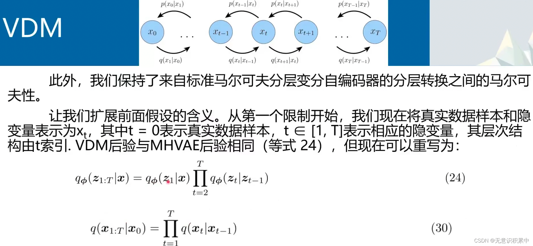 Diffusion理论基础(VDM, not SDE)_vdm diffusion-CSDN博客
