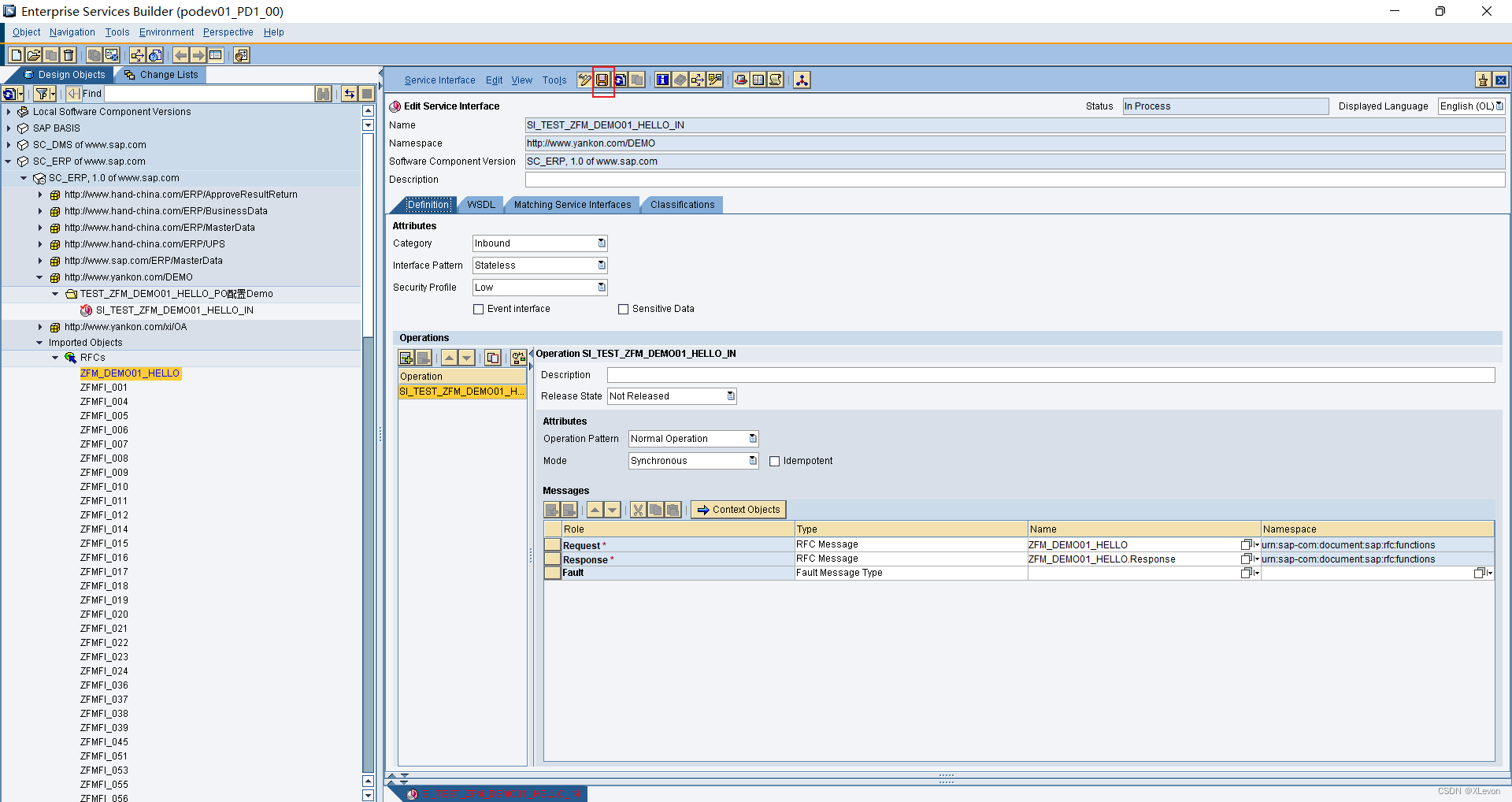 【SAP PO】SAP PO 接口配置完整教程之一RFC服务发布-CSDN博客