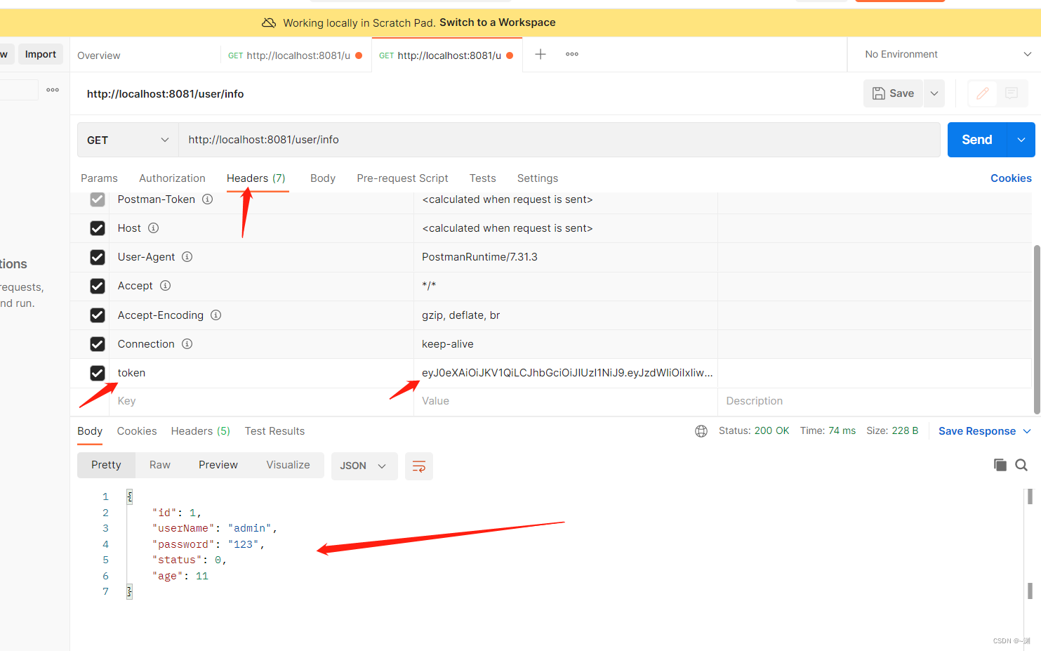 关于JWT登录拦截验证token方式一_jwtutil.gettoken-CSDN博客