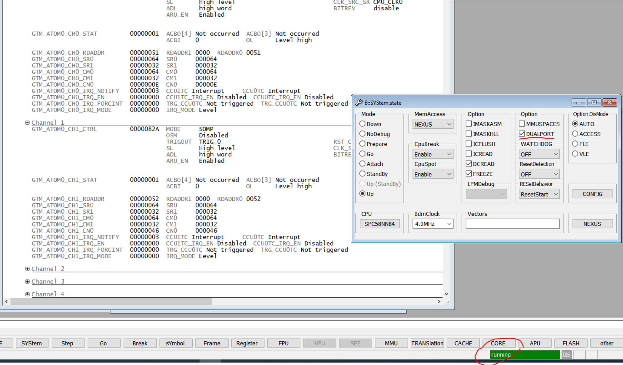 【Tools】Lauterbach Trace32如何在运行状态下显示寄存器值_劳德巴赫如何查看寄存器的值-CSDN博客