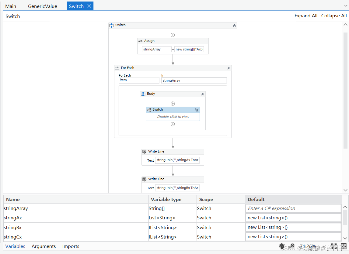 【UiPath2022+C#】UiPath 练习和解决方案-变量、数据类型和控制流程_uipath c# 字符數組_会敲键盘的肘子的博客-CSDN博客