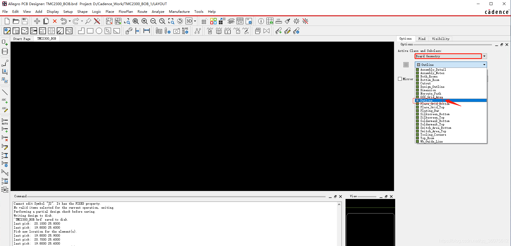 Allegro 17.x design outline的使用_allegro怎么画outline-CSDN博客