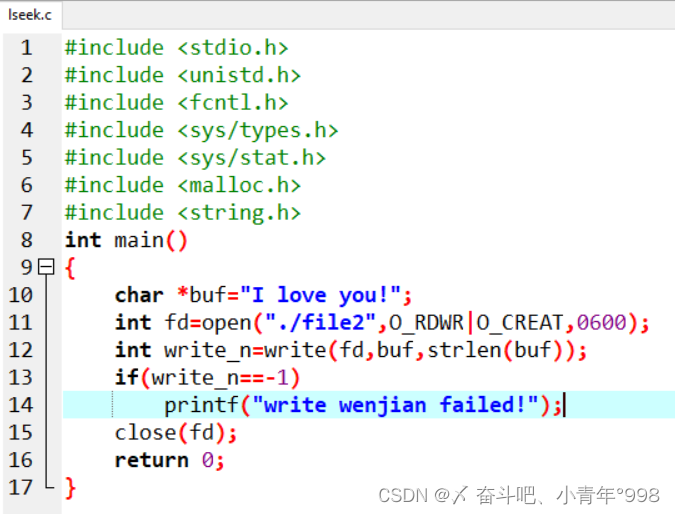 Linux系统文件的编程openwritereadlseeklinux Read源码 Csdn博客