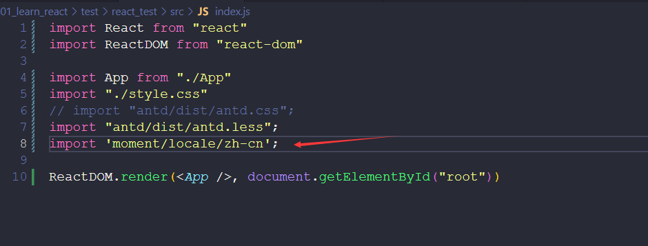 Moment.js显示中文 React_react moment.d.ts 中文-CSDN博客