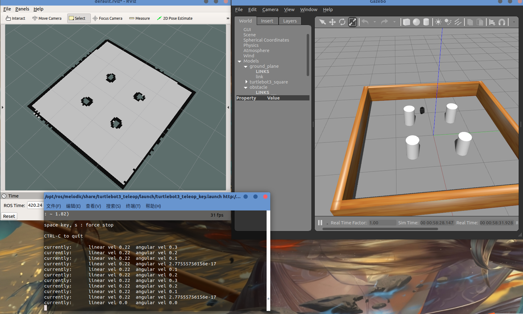 gazebo+turtlebot3+gmapping建二维地图_gazebo导入地图模型-CSDN博客