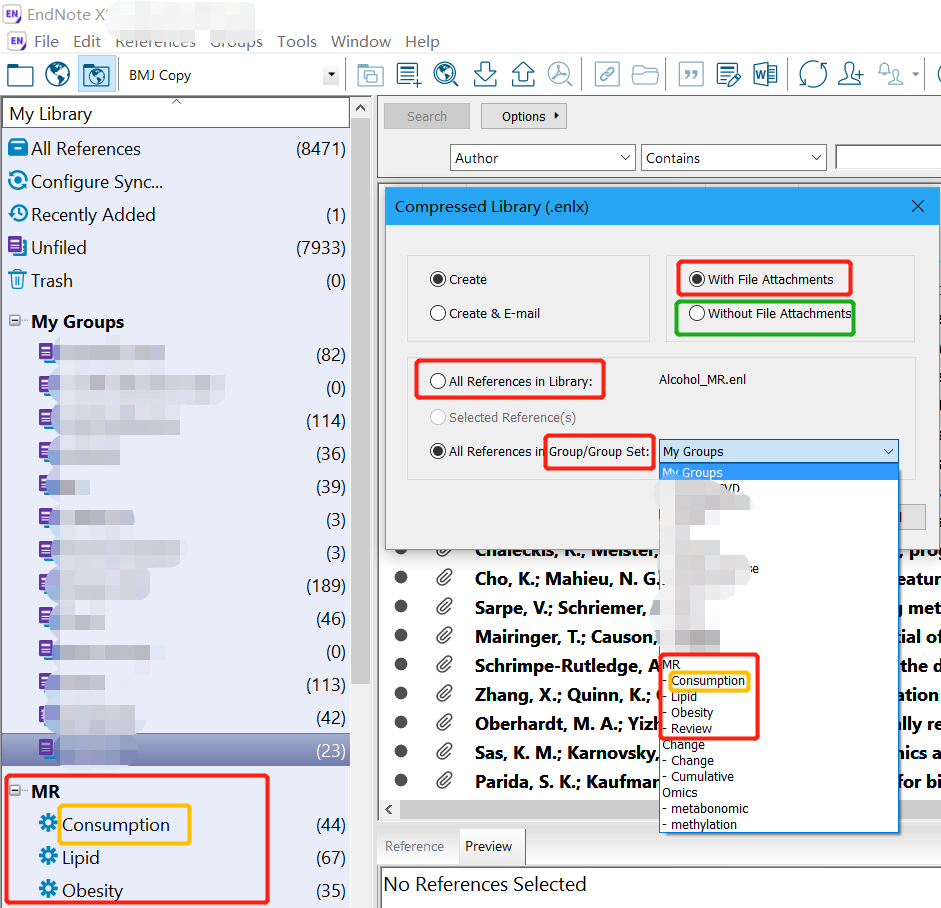 EndNote技巧 | Endnote导出文献_endnote怎么导出library-CSDN博客