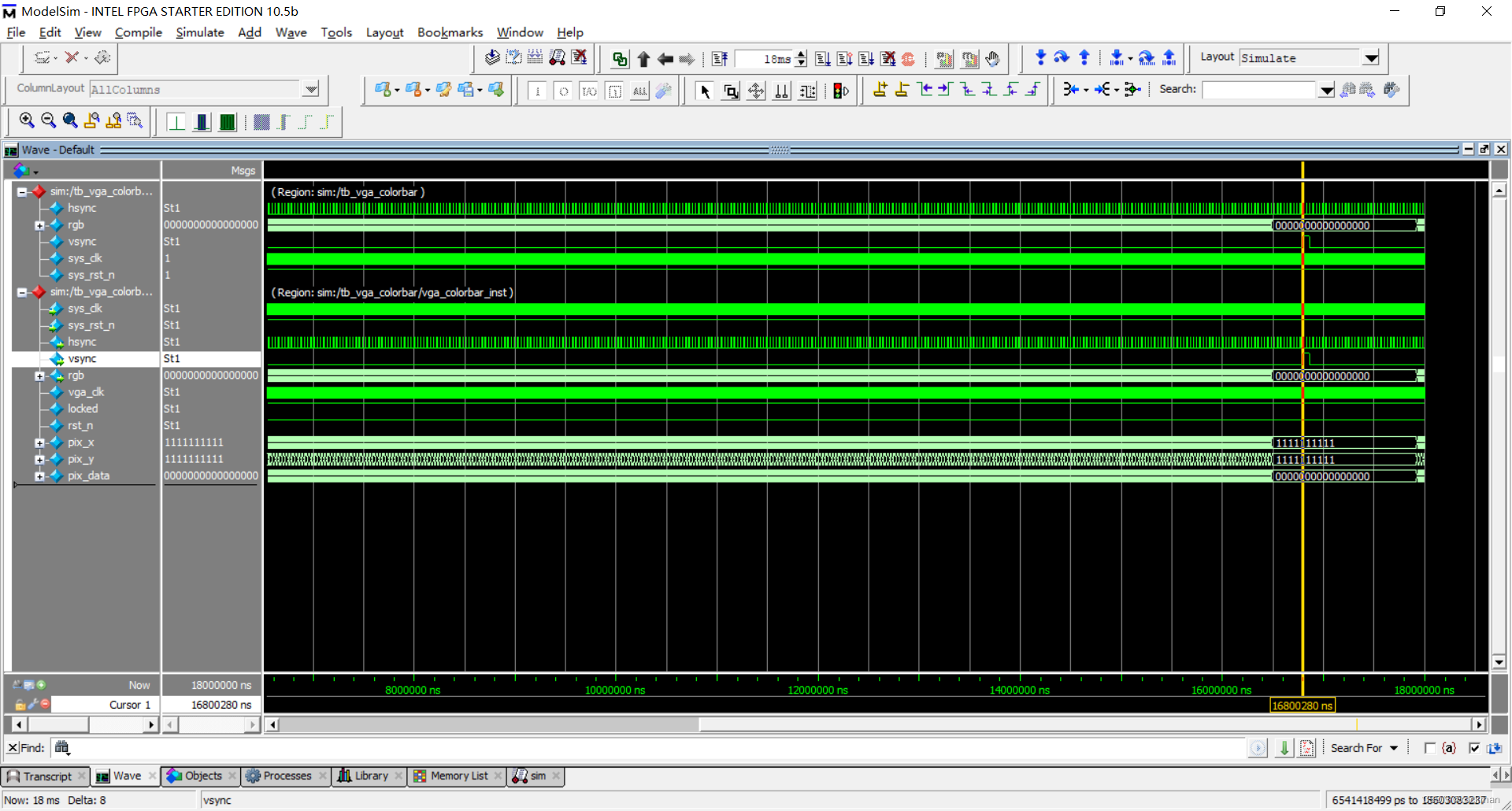 FPGA——VGA显示协议_vga协议-CSDN博客