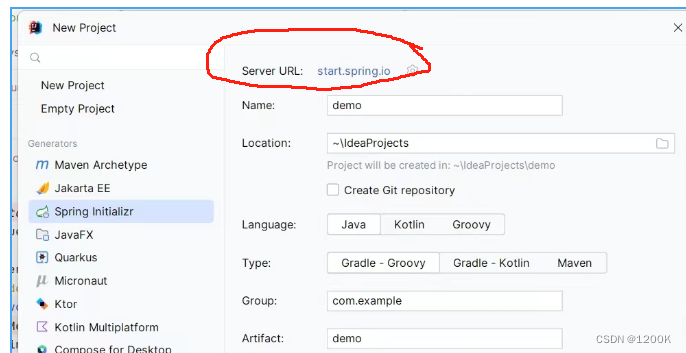 解决Spring Initializr创建项目时，java版本只能选择17和21的问题。_spring initaller中java版本-CSDN博客