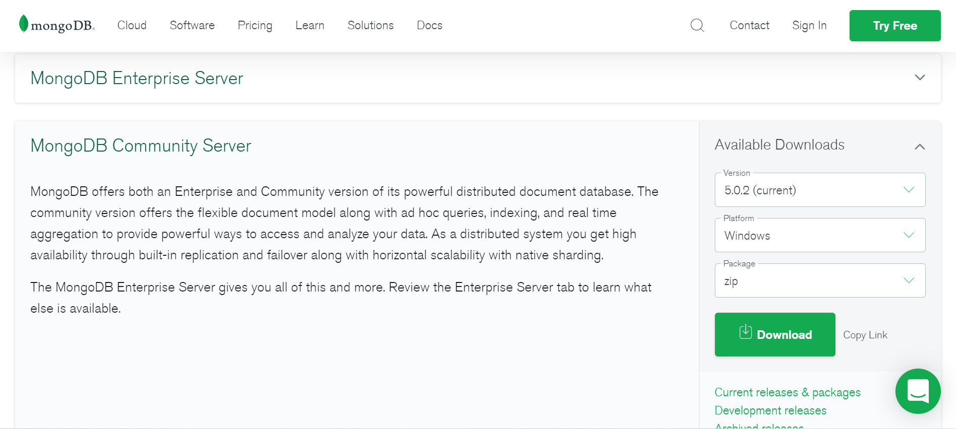【2021/8/19-最新教程】Windows安装MongoDB及配置（超详细）_创建一个名为 mongo.config 的配置文件-CSDN博客